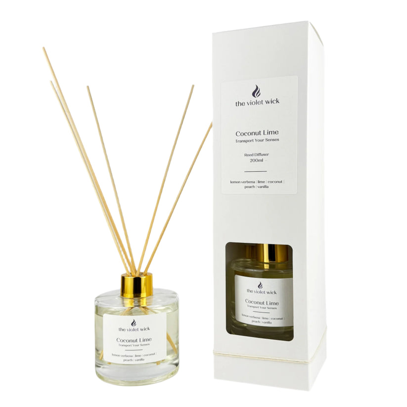Coconut Lime Reed Diffuser – The Violet Wick