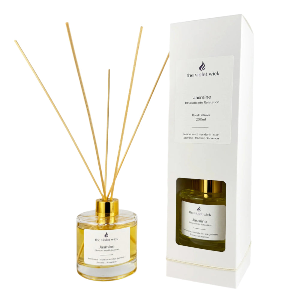 Jasmine Reed Diffuser – The Violet Wick